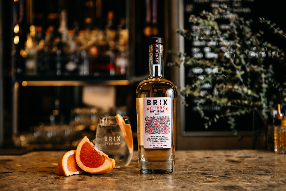 Brix - Rum Bottle Art