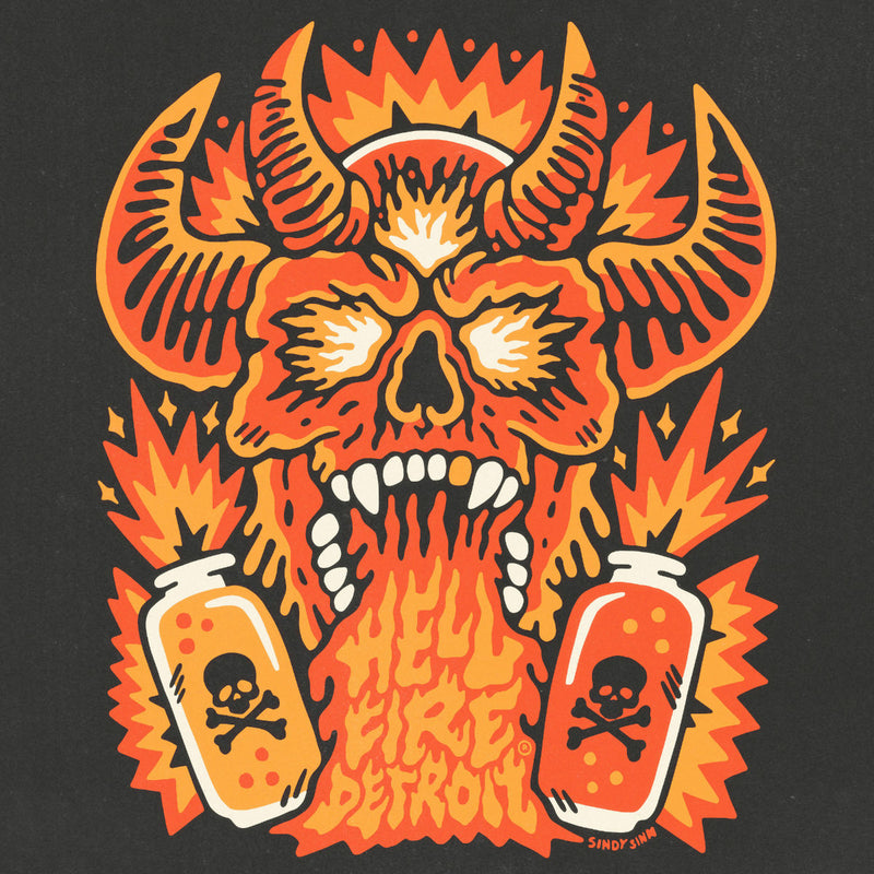 Detroit Hell Fire - Hot Sauce Shirts