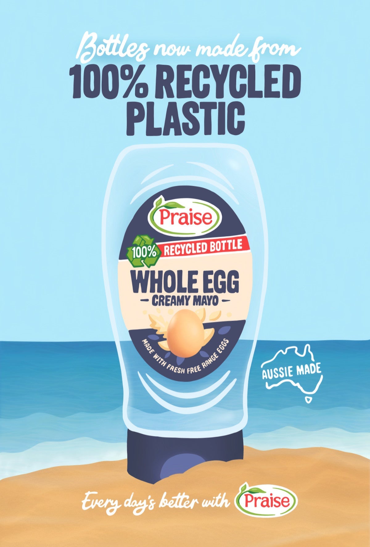 Praise Mayo - Bottle Illustration