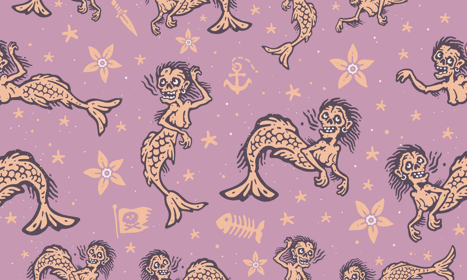 Fiji Mermaid Pattern: Publisher Textiles