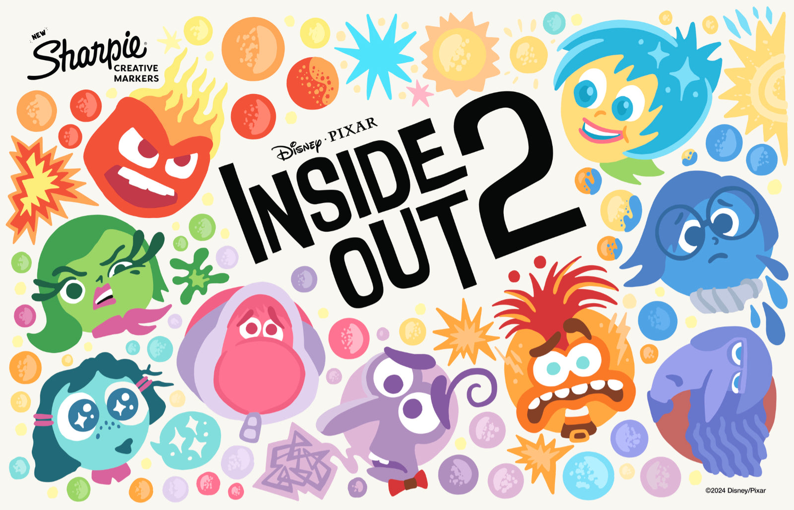 Disney – Inside Out 2 Live Mural