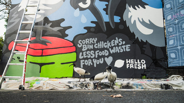 Hello Fresh – Sorry Bin Chickens Mural