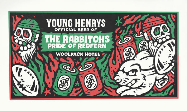 Young Henrys – Rabbitohs Mural Woolpack Hotel Redfern
